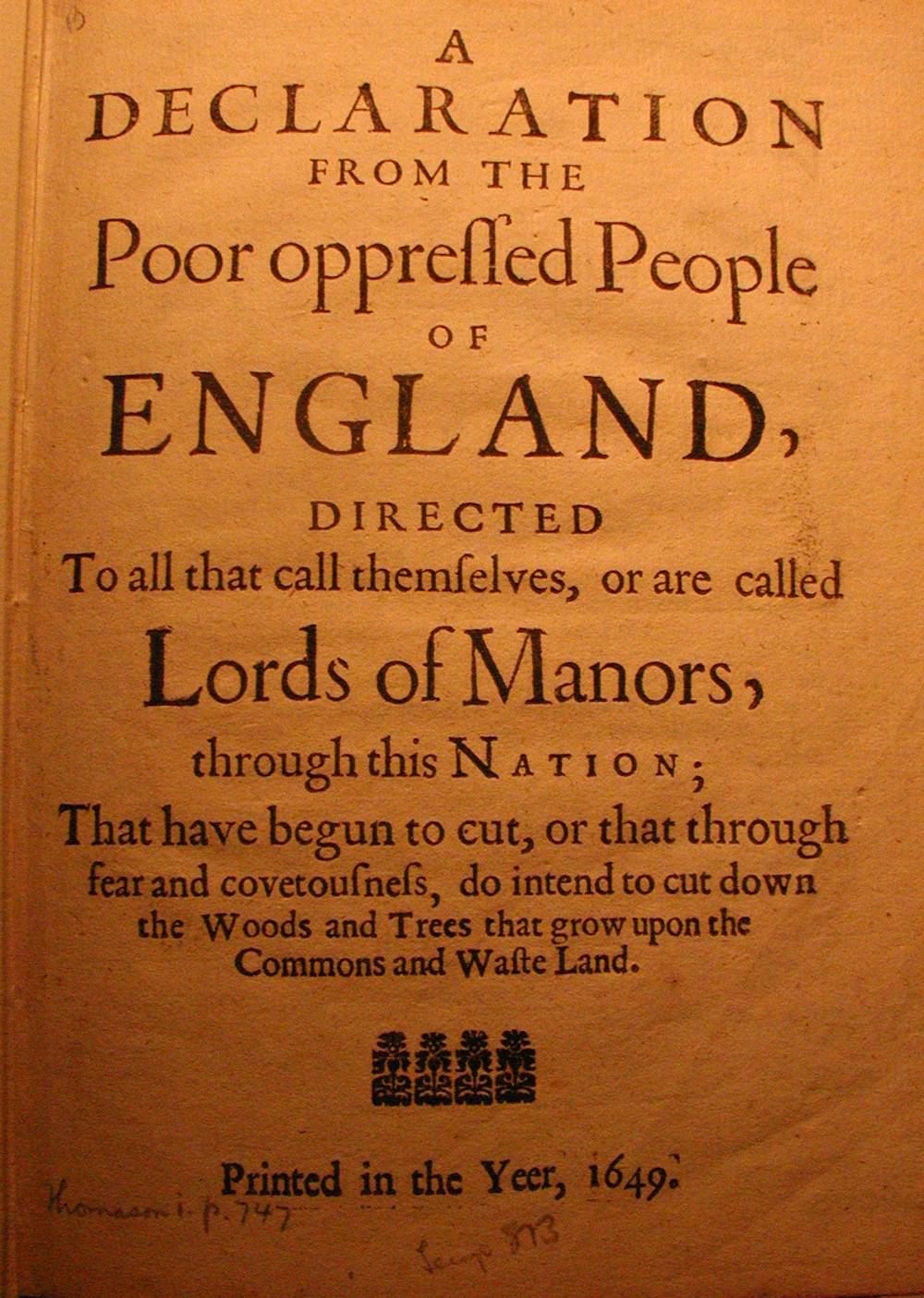 The English Digger Writings